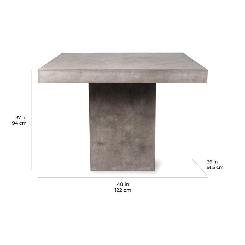 Seasonal Living Perpetual Concrete Bar Table Wayfair